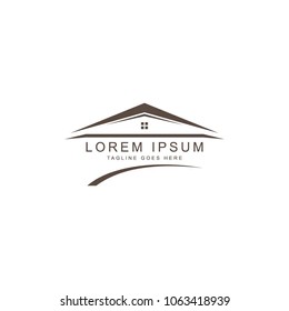 Freedom Property Logo Design Template Bird Stock Vector (Royalty Free ...