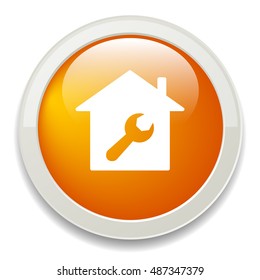 House Maintenance Icon Stock Vector (Royalty Free) 487347379