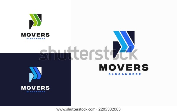 House Mover Logo Template Design Vector Stock Vector (Royalty Free ...