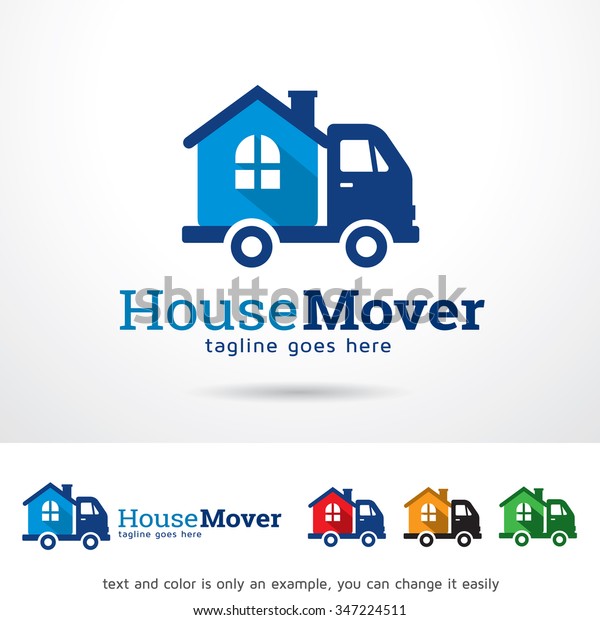 House Mover Logo Template Design Vector Stock Vector (Royalty Free ...