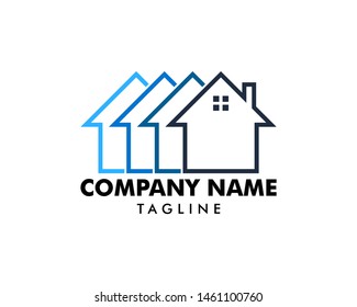 House Moving Logo Design Template Stock Vector (Royalty Free) 1461100760