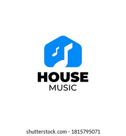 House Music Logo Template Design Stock Vector (Royalty Free) 1815795071 ...