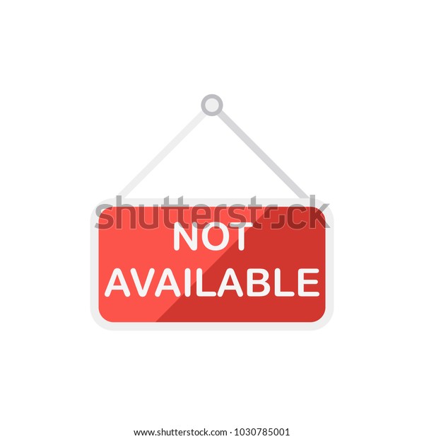 House Not Available Icon Flat Symbol Stock Vector (Royalty Free) 1030785001