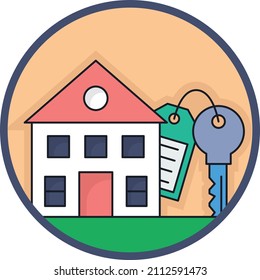House Occupancy Vector Icon Design Urban Stock Vector (Royalty Free ...