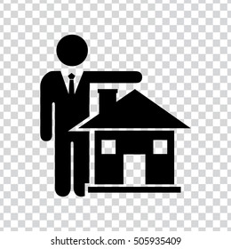 House Owner Icon Stock Vector (Royalty Free) 505935409 | Shutterstock