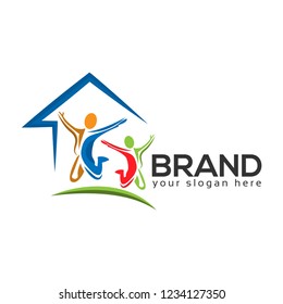 House People Logo Design Vector Vector Stock Vector (Royalty Free ...
