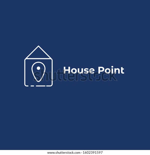 House Point Logo Template Vector Illustration Stock Vector (Royalty ...