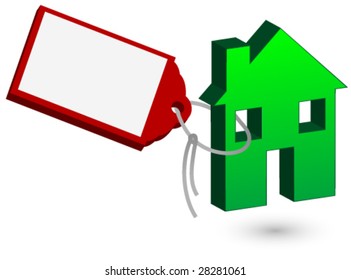 House Price Tag Vector Stock Vector (Royalty Free) 28281061