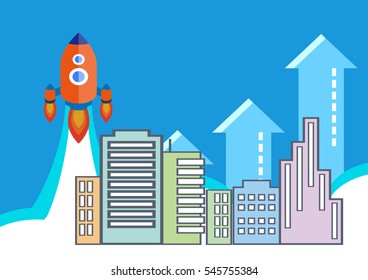 House Prices Skyrocketed Stock Vector (Royalty Free) 545755384 ...