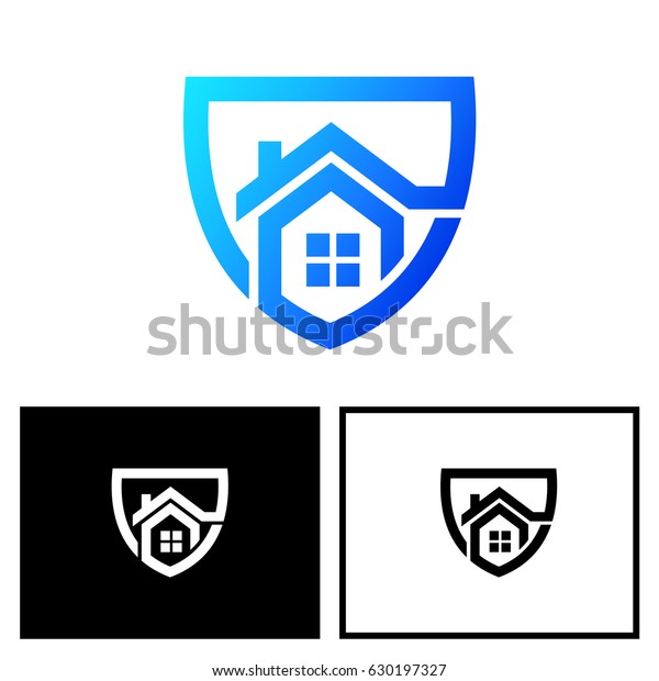House Protection Logo Stock Vector (Royalty Free) 630197327 | Shutterstock