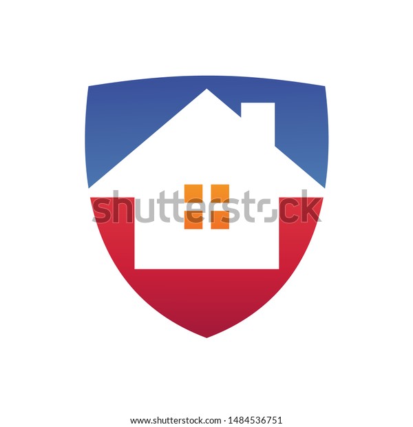 House Protection Service Logo Design Stock Vector (Royalty Free ...