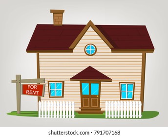 House Rent Stock Vector (Royalty Free) 791707168 | Shutterstock