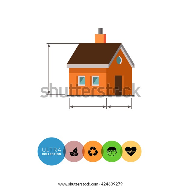 House Scheme Icon Stock Vector (Royalty Free) 424609279 | Shutterstock