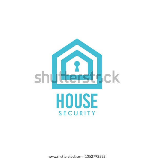 House Security Logo Design Inspiration Vector Stock Vector (Royalty ...
