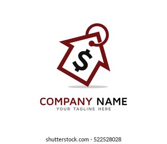 House Sell Logo Design Template Stock Vector (Royalty Free) 522528028 ...