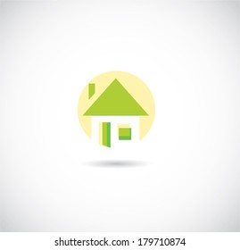 House Sun Icon Vector Stock Vector (Royalty Free) 179710874 | Shutterstock