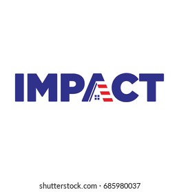 Vektor Stok House Symbol Impact Logotype Vector Logo (Tanpa Royalti ...