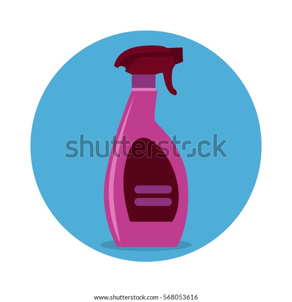 Household Cleaning Bottle Vector Stock Vector (Royalty Free) 568053616 ...