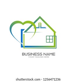Housing Logo Template Vector Logos Business: เวกเตอร์สต็อก (ปลอดค่า ...