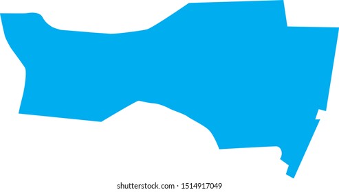 Houston County Map Tennessee State Stock Vector (Royalty Free ...
