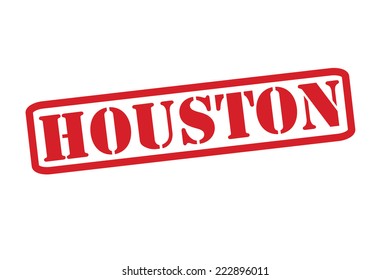 Houston Red Rubber Stamp Vector Over Stock Vector (Royalty Free ...