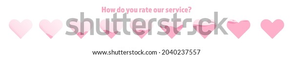 How Do You Rate Our Service Stock Vector (Royalty Free) 2040237557 ...