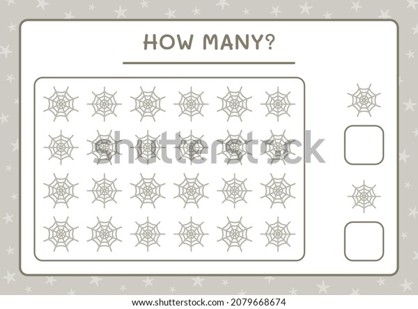 How Many Cobweb Game Children Vector: เวกเตอร์สต็อก (ปลอดค่าลิขสิทธิ์ ...