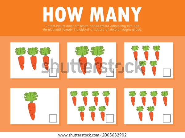How Many Game Kids Counting Game Stock Vector (Royalty Free) 2005632902 ...