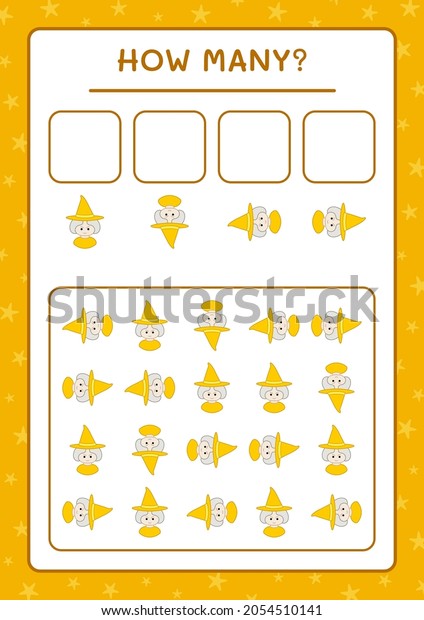 How Many Witch Game Children Vector Stock Vector (Royalty Free ...