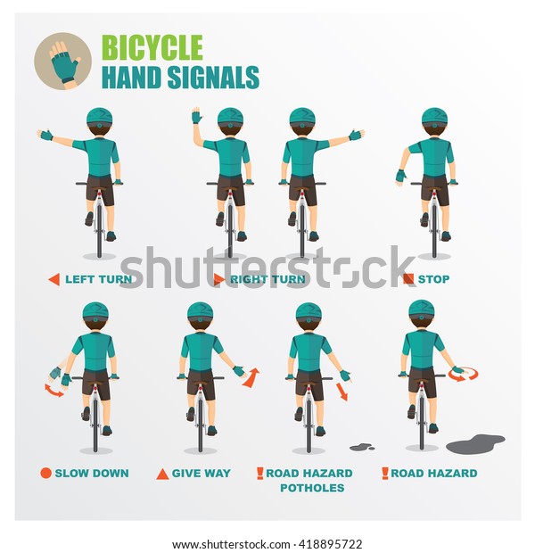 145 Cyclists Hand Signal Images, Stock Photos & Vectors | Shutterstock