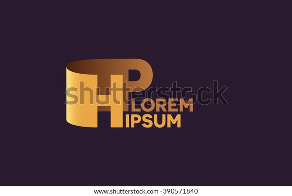 Hp Letters Logo H P Letters Stock Vector (Royalty Free) 390571840 ...