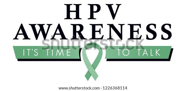 Hpv Awareness Ribbon Logo Create Human Stock Vector (Royalty Free ...