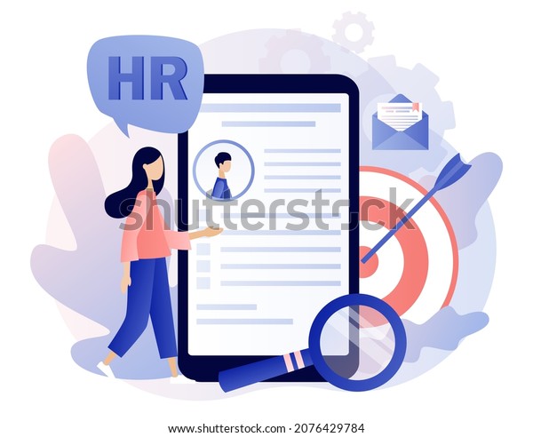 Hr Department Human Resources Management Employer Stock Vector (Royalty ...