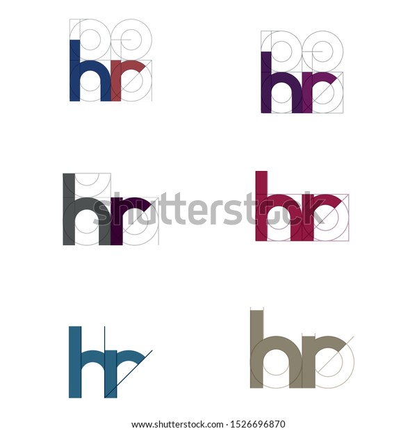 Hr Emblem Logo Vector Design Stock Vector (Royalty Free) 1526696870 ...