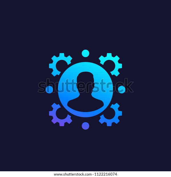 Hr Human Resources Staff Management Vector Stock Vector (Royalty Free ...