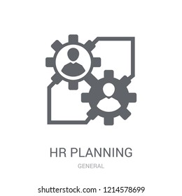 Vektor Stok Hr Planning Icon Trendy Hr Planning (Tanpa Royalti ...