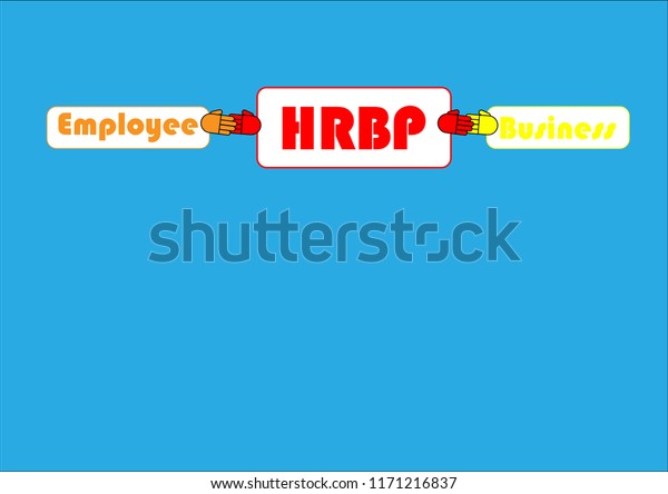 Hrbp Human Resource Business Partnet Work Stock Vector (Royalty Free ...