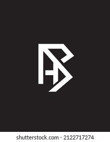 Hrs Elegance Modern Monogram Logo Name Stock Vector (Royalty Free ...