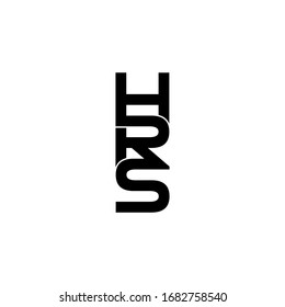 Hrs Original Monogram Logo Design Stock Vector (Royalty Free ...