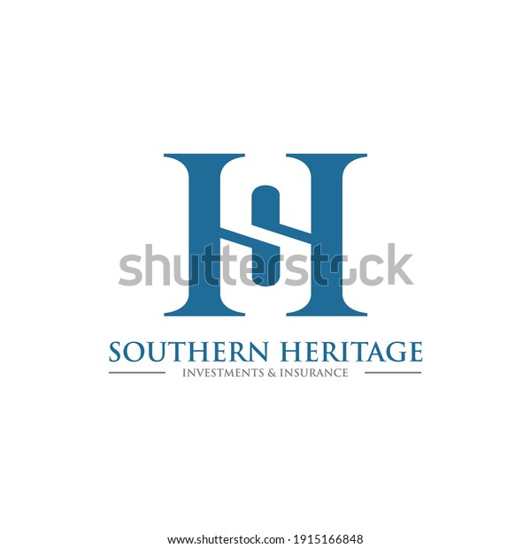 Hs Letter Logo Design Eps Stock Vector (Royalty Free) 1915166848