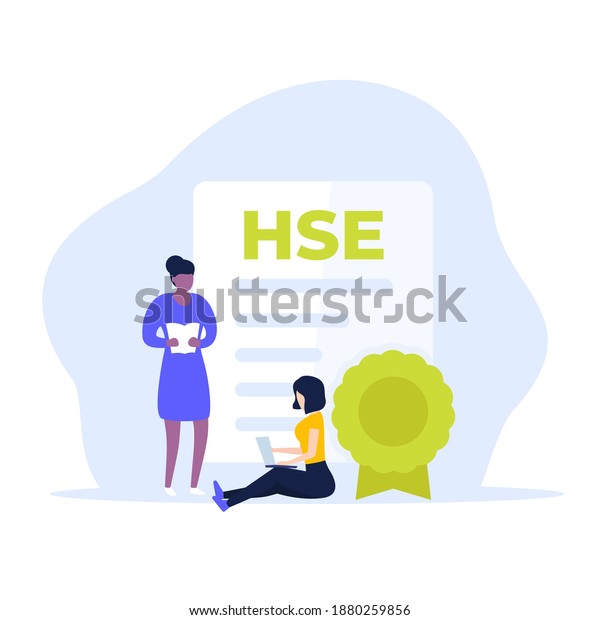 Hse Certificate People Vector Stock Vector (Royalty Free) 1880259856
