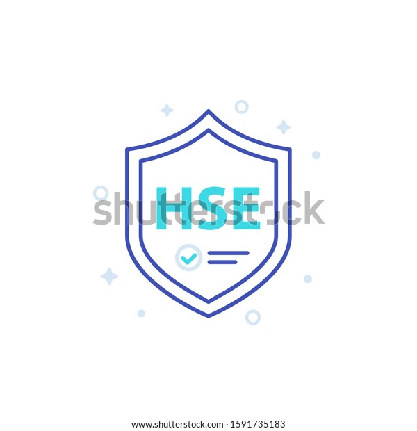 Hse Line Icon On White Vector Stock Vector (Royalty Free) 1591735183 ...