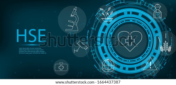 Hse Web Banner Key Aspects Hse Stock Vector (Royalty Free) 1664437387 ...