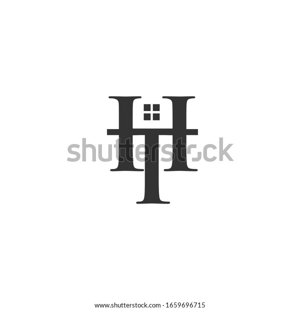 Ht Letter Logo Window Symbol Logos: เวกเตอร์สต็อก (ปลอดค่าลิขสิทธิ์ ...