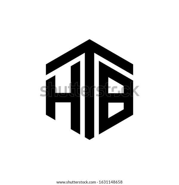 Htb Letter Logo Design Polygon Monogram Stock Vector (Royalty Free ...