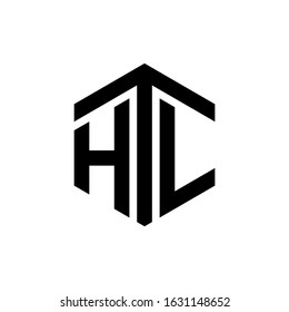 Htl Letter Logo Design Polygon Monogram Stock Vector (Royalty Free ...