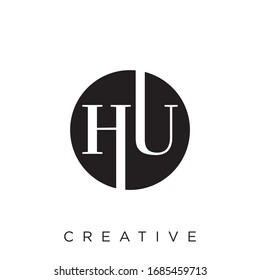 Hu Logo Design Vcetor Icon Symbol Stock Vector (Royalty Free ...