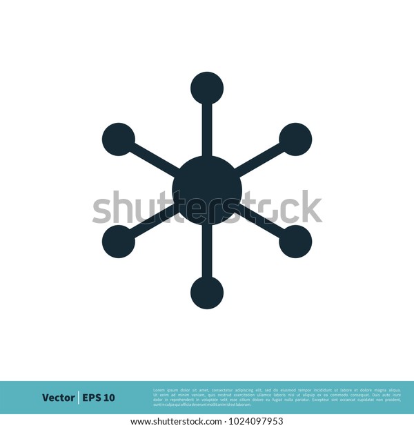 Hub Spoke Line Icon Linear Style Stock Vector (Royalty Free) 1024097953 ...