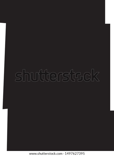 Hubbard County Map State Minnesota Stock Vector (Royalty Free ...
