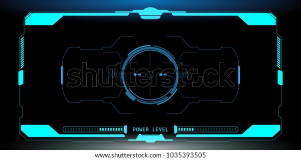 Hud Futuristic Elements Automatic Target Scan Stock Vector (Royalty ... Hud Futuristic Elements Automatic Target Scan Stock Vector (Royalty ...